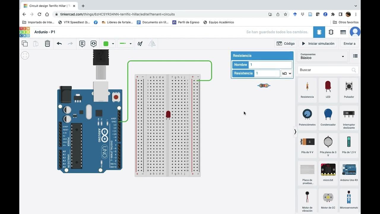 Clase 3 - Arduino Led simulación - YouTube
