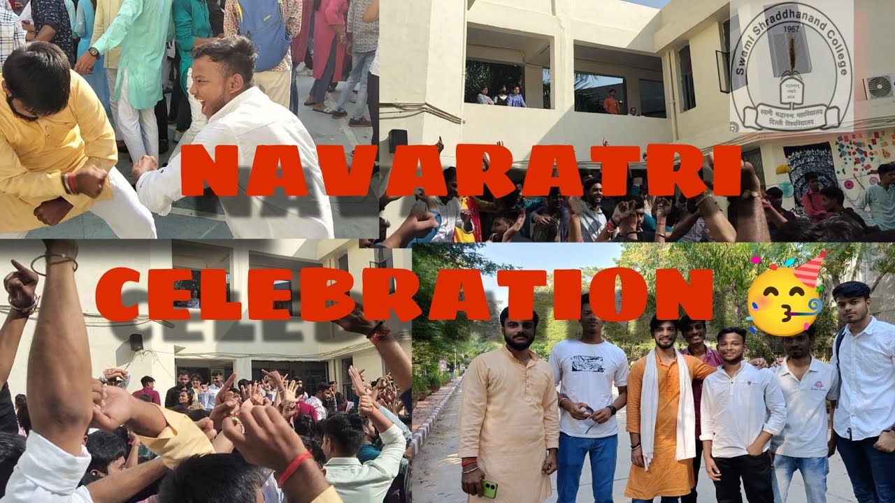 😚NAVARATRI VLOG // 😎DELHI UNIVERSITY// SWAMI SHRADDHANAND COLLEGE #du # ...
