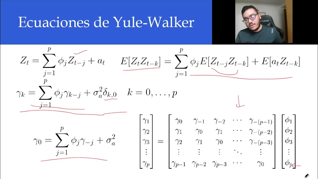 Ecuaciones de Yule-Walker - YouTube