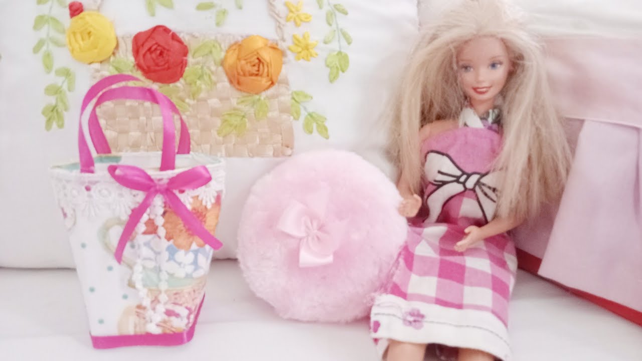 Barbie Bag easy👛DIY Barbie paper bag#easycrafts#soapcasebag# - YouTube