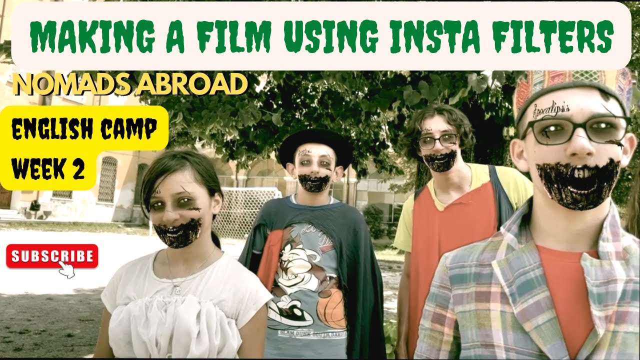 Using Insta Filters to Make a Horror Film: 🇮🇹 English Camp in Italy ...