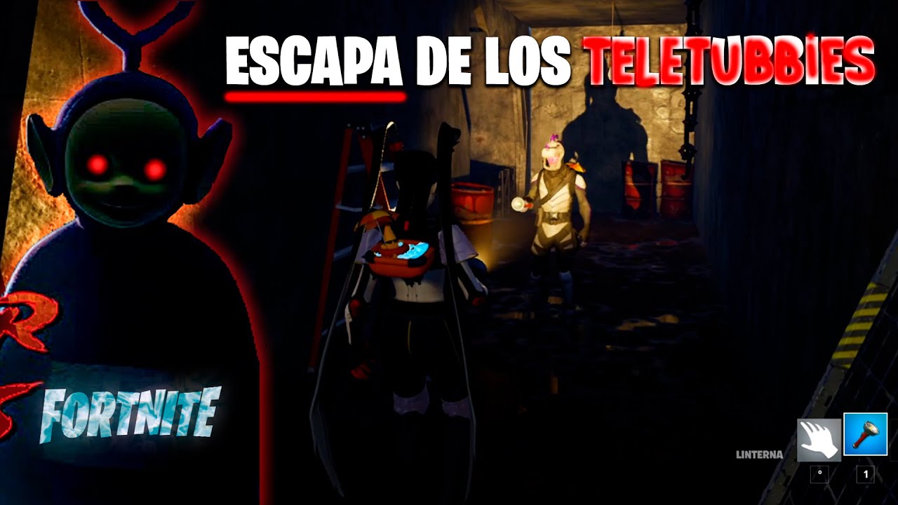 NIÑAS TRAUMADAS CON LOS TELETUBBIES GRITAN SIN PARAR😦 | FORTNITE HORROR ...