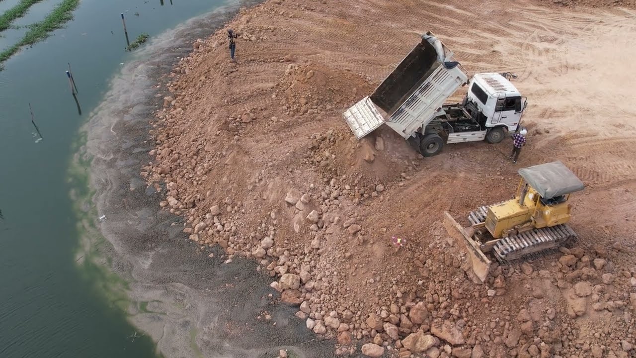 100 percent completed land expansion for various constructions - YouTube