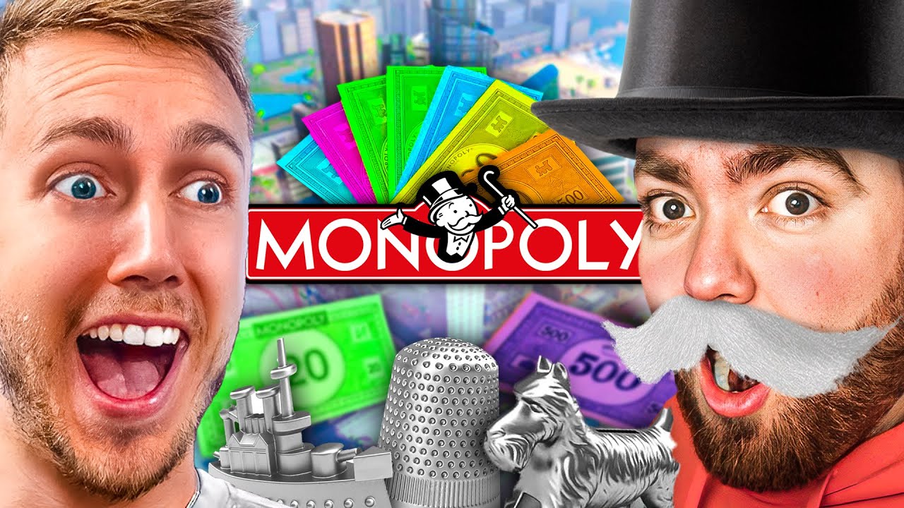 I Played Monopoly for the FIRST Time with Miniminter, Ellum & Viz - YouTube