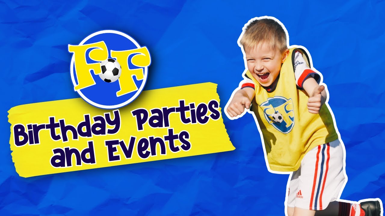 🥳 BOOK A BIRTHDAY PARTY with the Football Fun Factory! - YouTube