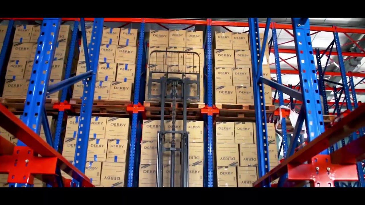 Drive in Pallet Rack Master Racks & Furniture - YouTube