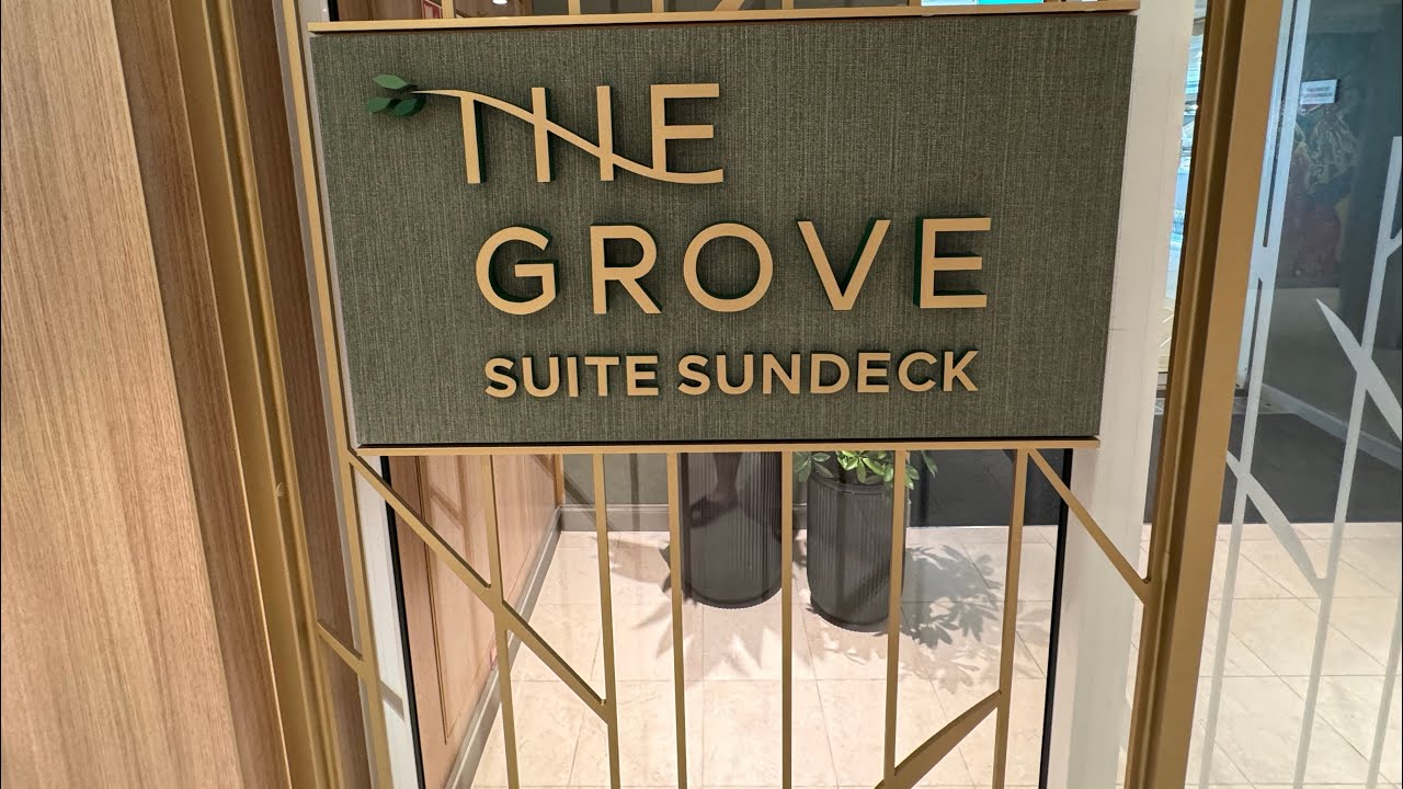 Icon of the Seas The Grove Suite Sun Deck 18 & 19 #iconoftheseas - YouTube
