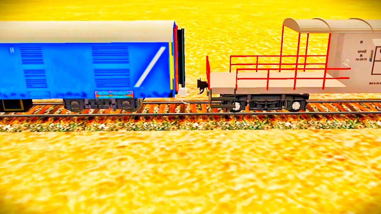 ICF BLUE PARCEL VAN COUPLING BCNA WAGON | BUMPY RAILROAD Train ...