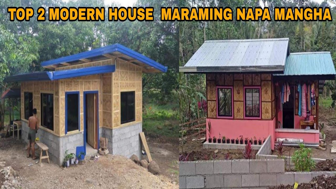 TOP 2 MODERN HOUSE MARAMING NAPAMANGHA SA DISENYO NG BAHAY! - YouTube