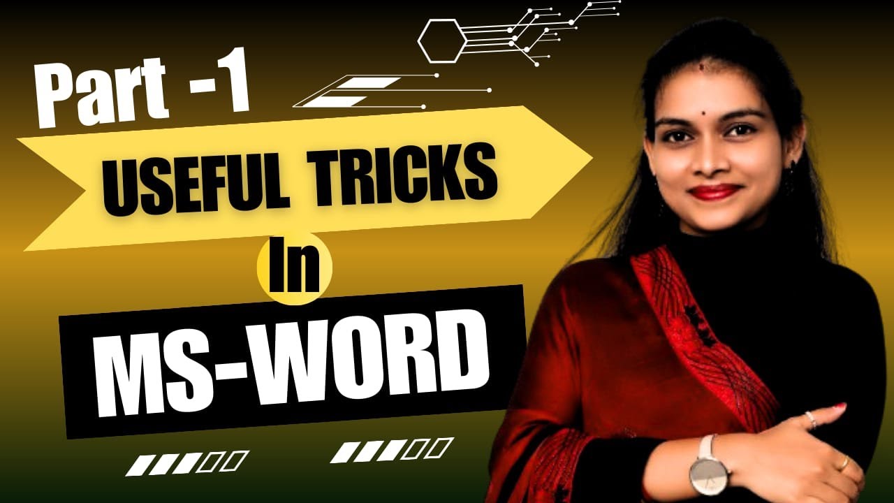 USEFUL TRICKS in MS Word || MS WORD TRICKS - YouTube