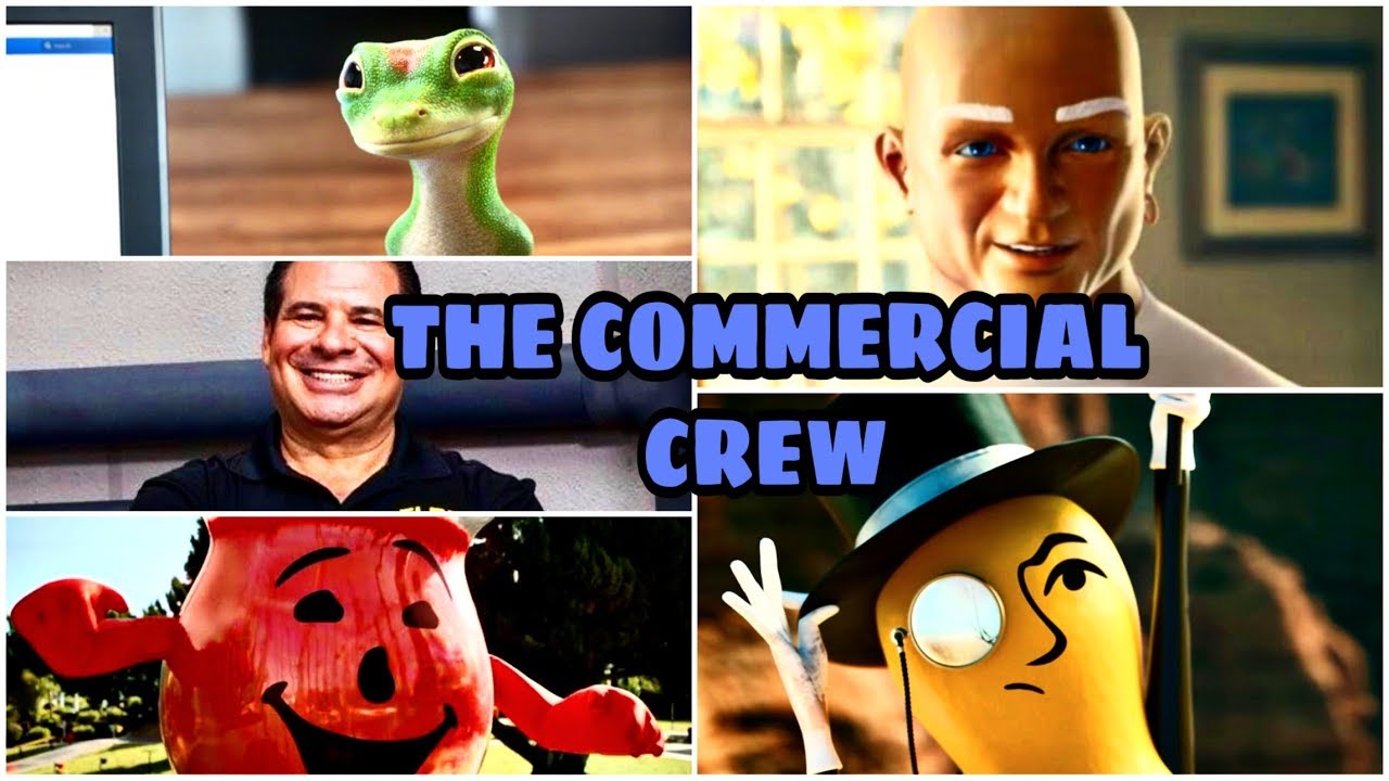 The Commercial Crew Trailer - GEICO, Mr Peanut, Kool Aid, Mr Clean ...