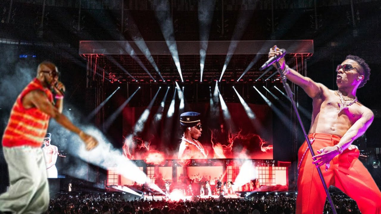 king promise x wizkid performance Tottenham hotspur sports stadium ...