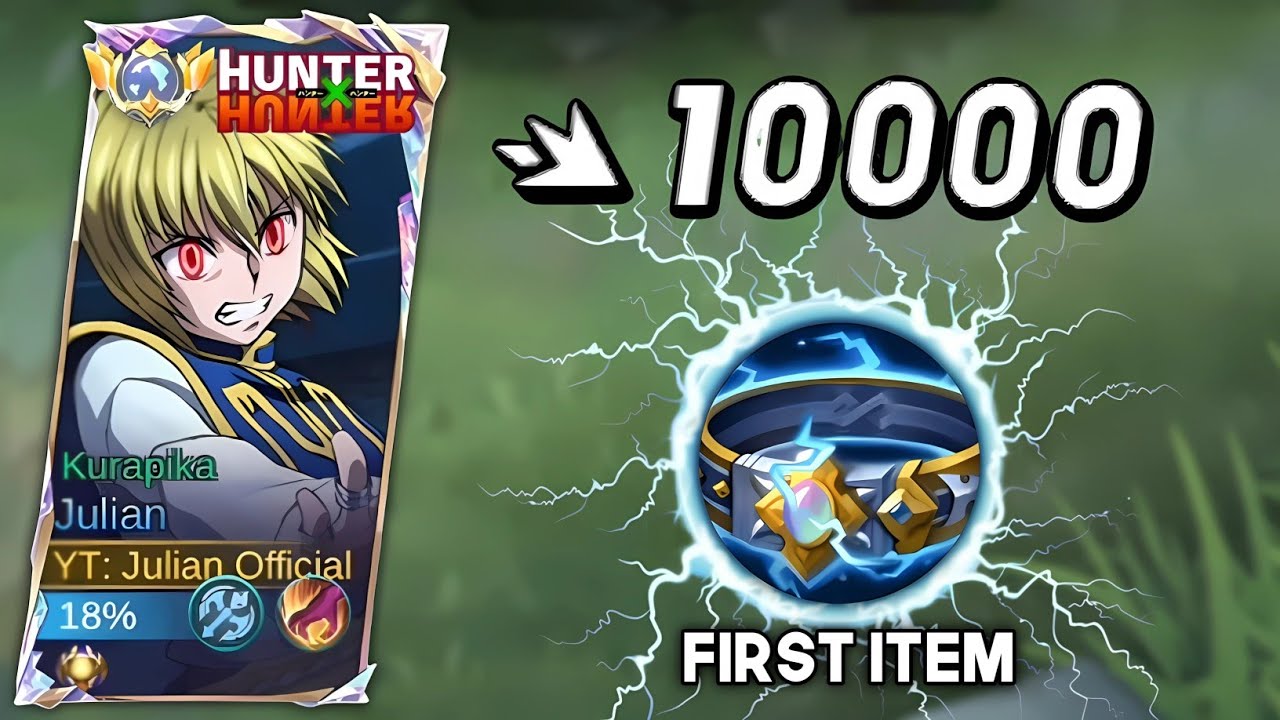 JULIAN FIRST ITEM THUNDER BELT IS TOO TANKY IN EARLY!!(must try ...