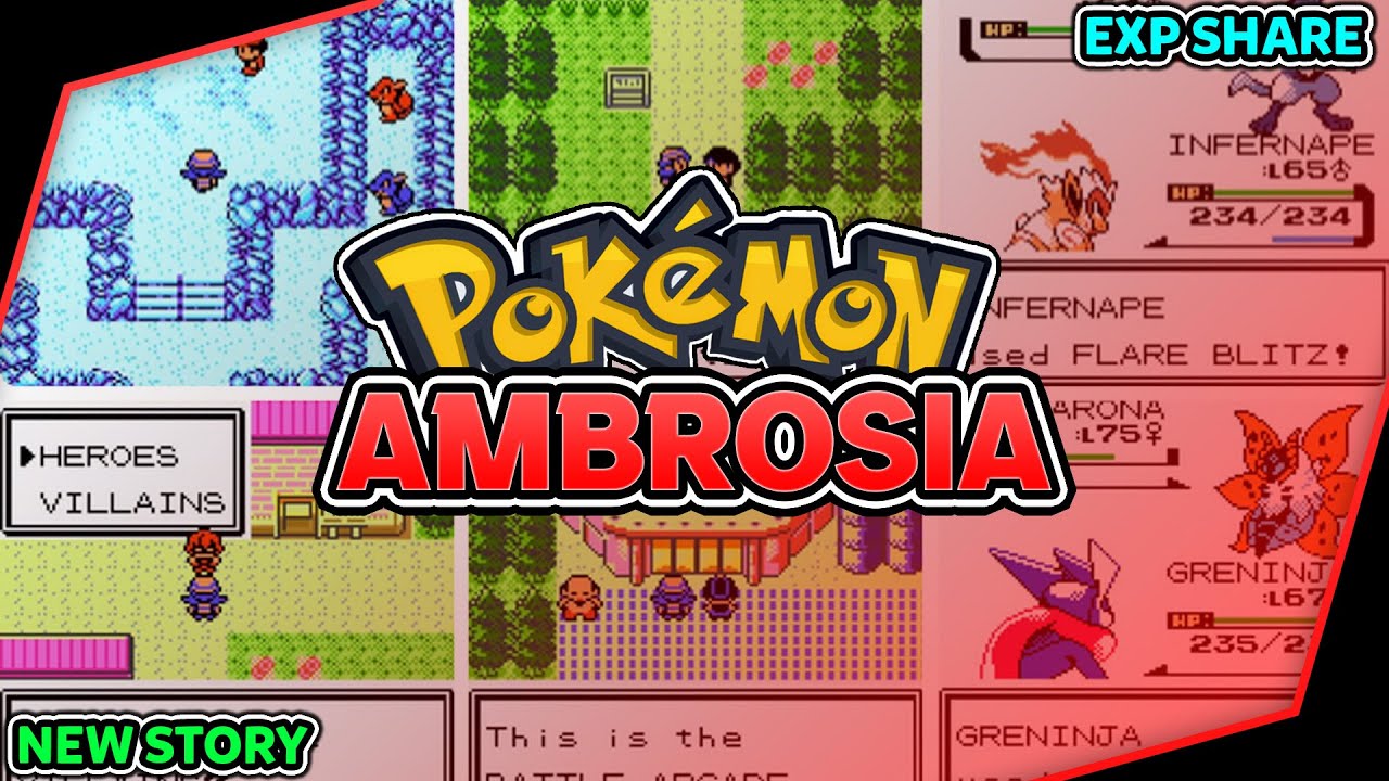 Completed New Pokemon Game With Exp Share, Physical Split, New Story ...