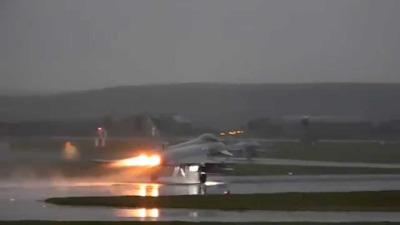 RAF TYPHOON PERFORMANCE TAKEOFF - YouTube