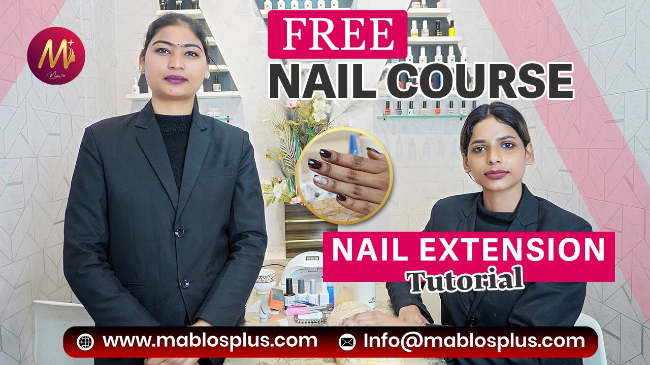 Temporary Nail Extension | Online Free Nail Course | Nail Art ...