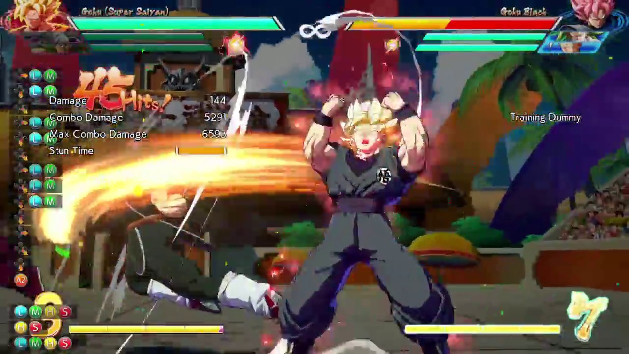 SSJ GOKU PLOT ARMOR COMBO - YouTube