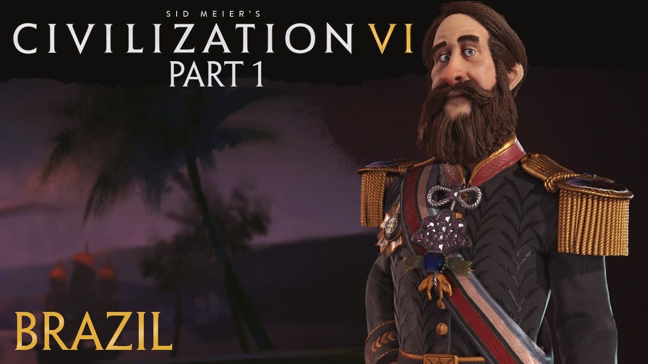 Civilization VI - Brazil Part 1 - Let's Play on Stream - YouTube