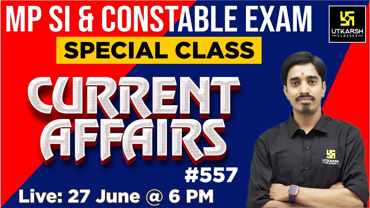 MP Current Affairs 2023 #557 | MP Current GK | For MP SI / CONSTABLE ...