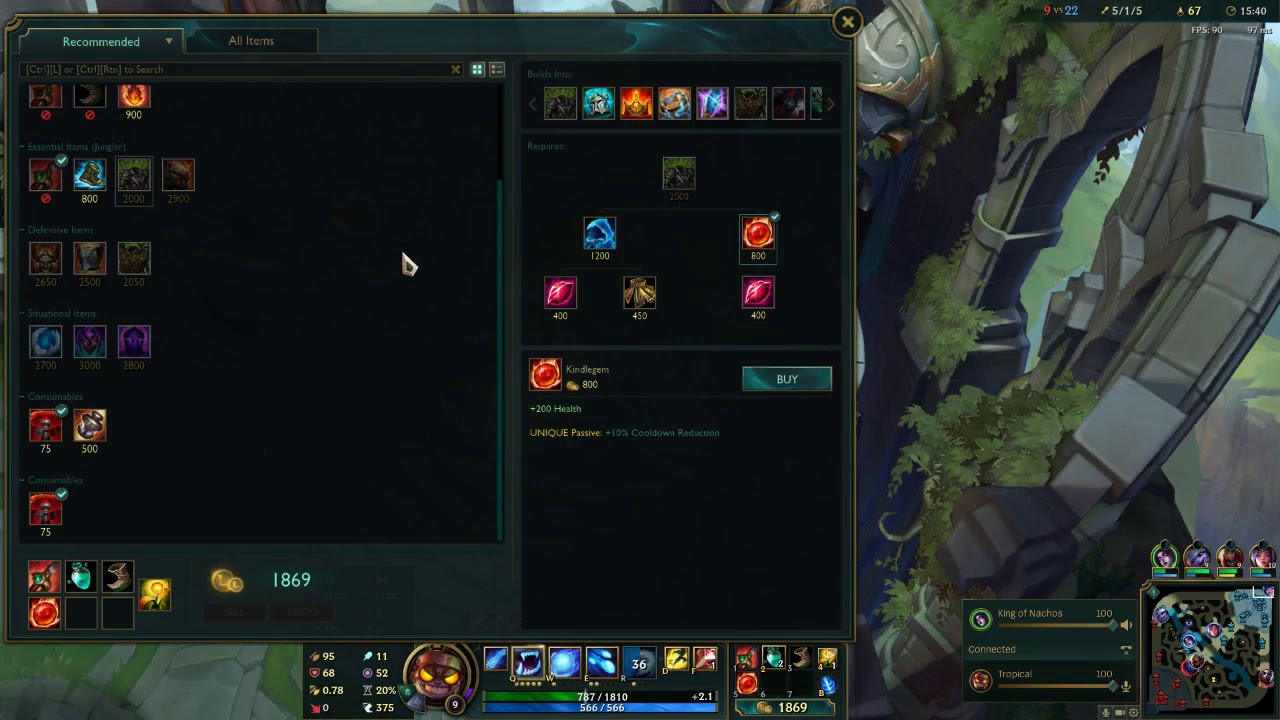 Nunu and Willump League of Legends ON LIVE - YouTube
