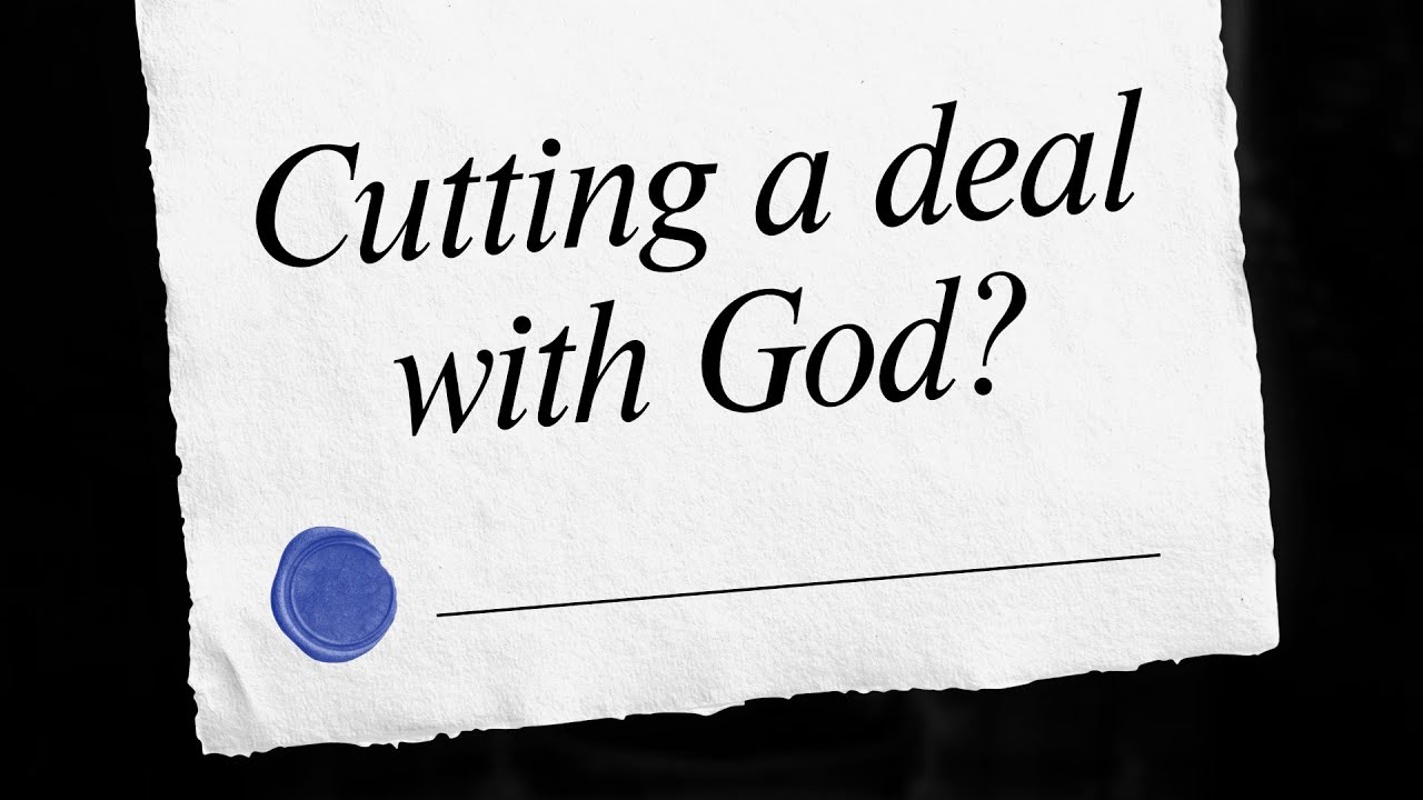 Cutting a deal with God? - Drash (1/20/2024) - YouTube