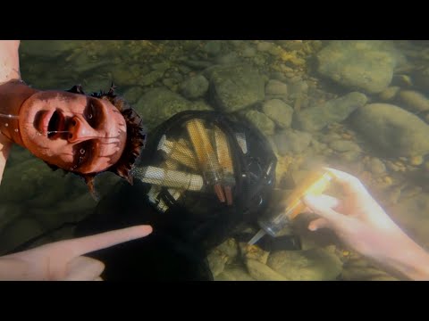 Sus bag of needles found treasure hunting river!