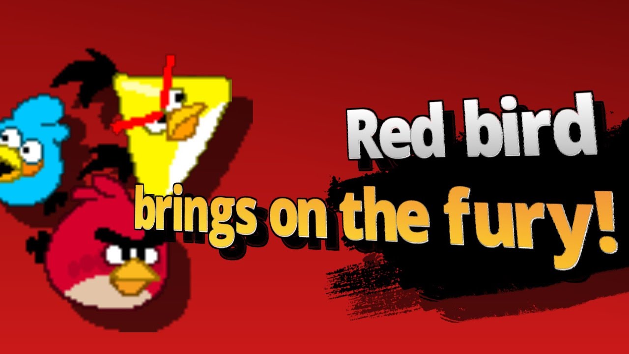 super smash bros lawl angry birds: red bird - YouTube