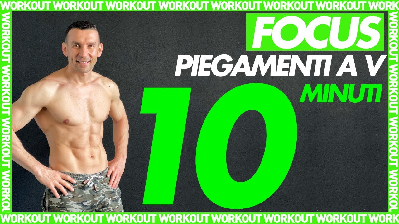 Piegamenti a V Allenamento 10 minuti EMOM Spalle - YouTube