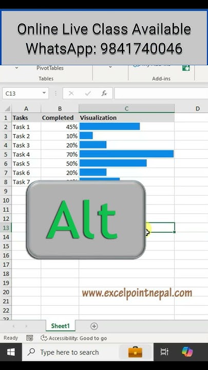 Excel Conditional Formatting // Data bar Customization - YouTube