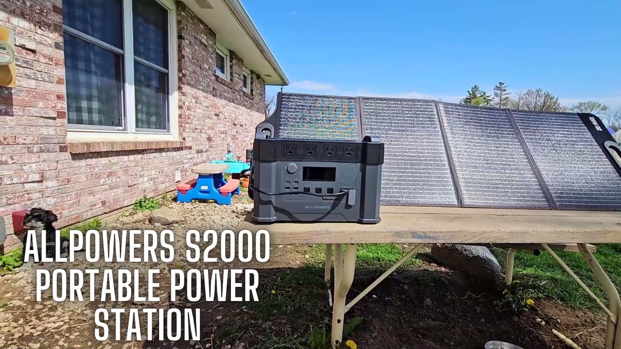 Allpowers Power Station | ALLPOWERS S2000 Pro Solar Generator - YouTube