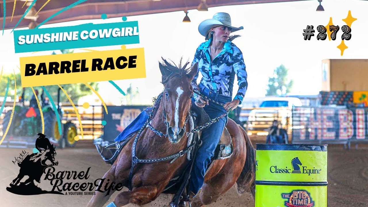 Ups & Downs of Barrel Racing at the Sunshine Cowgirl Race - YouTube