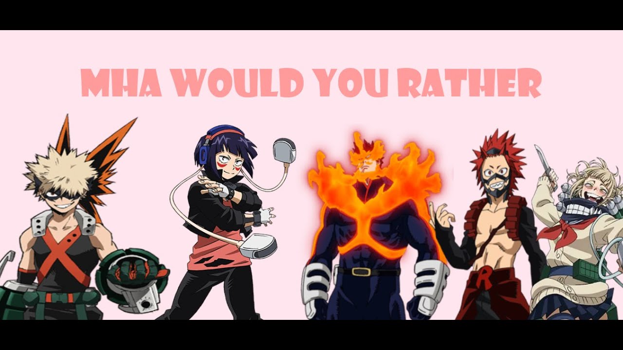 MHA Would You Rather - YouTube