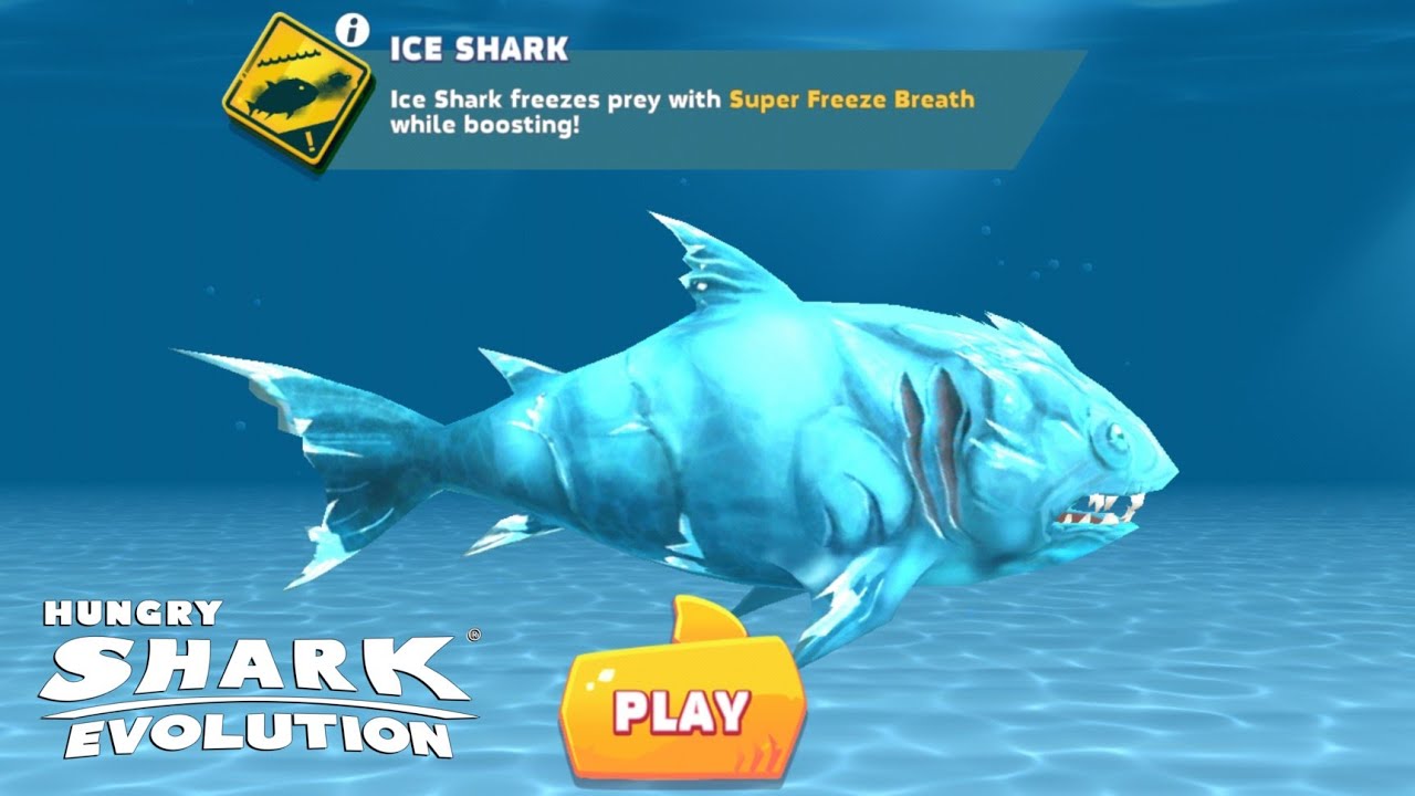 ICE SHARK GAMEPLAY HUNGRY SHARK EVOLUTION | KAIJU GAMER PH - YouTube