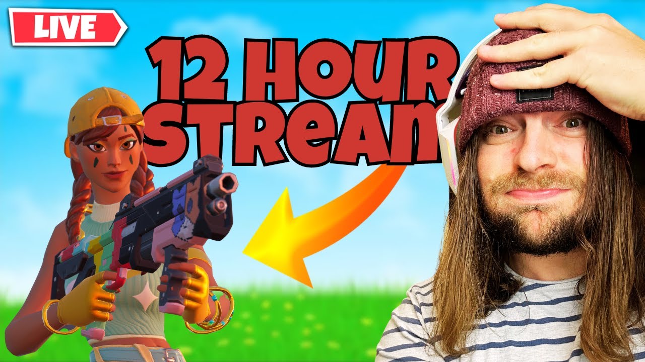 🔴LIVE - 12 HOUR FORTNITE STREAM | 1PM - 1AM - YouTube