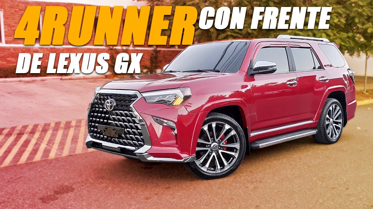 NO TE PIERDAS COMO QUEDO ESTA 4RUNNER ROJA CON SU NUEVO FRENTE LEXUS ...