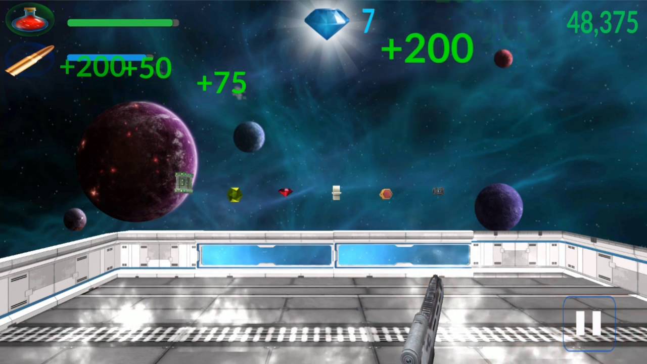 Android FREE Game: Objects Shooter in Space 3D - YouTube