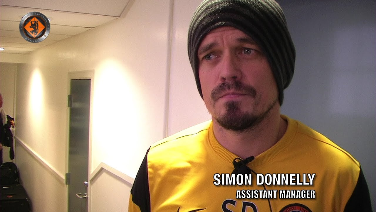 Dundee United - Simon Donnelly pre Match v Motherwell 29.11.2014 - YouTube