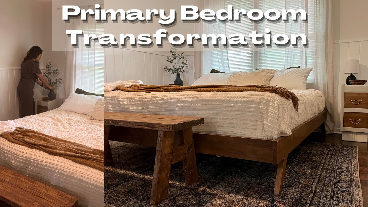 DIY Affordable ROOM TRANSFORMATION | Primary Bedroom Makeover - YouTube