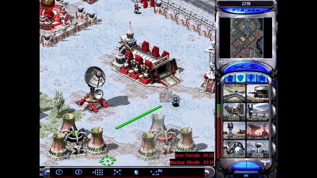 Red Alert 2 Allied Mission 12- Chrono Storm - YouTube