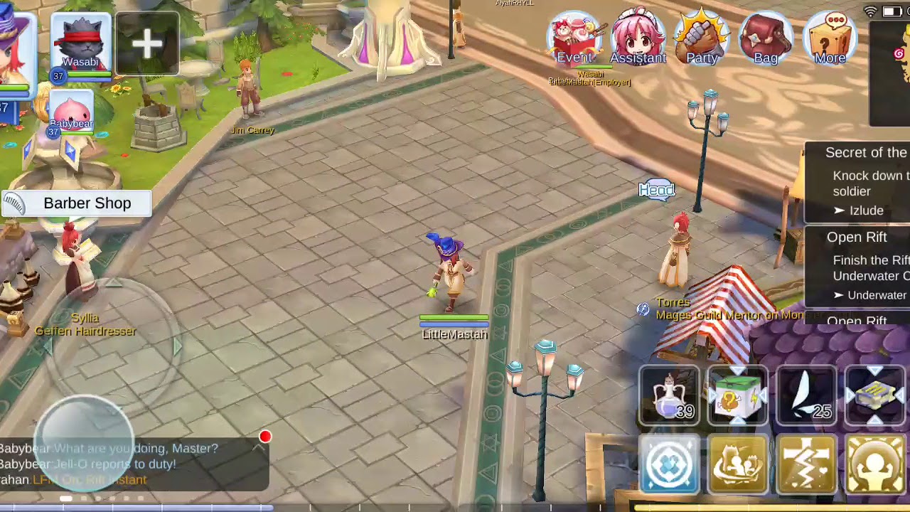 How to color your hair and change your haircut at ragnarok M - YouTube
