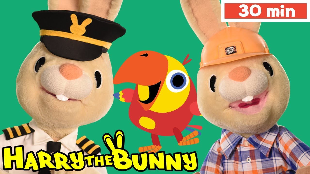 Harry and Larry Pretend Play Carpenter & Pilot | Baby Learning First ...