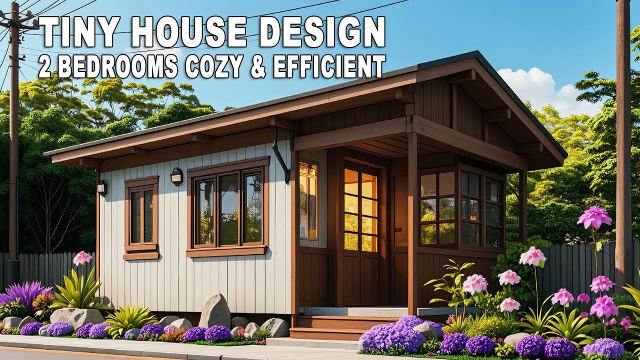 Modern Tiny House Design Ideas - 2 Bedrooms - Cozy & Efficient | By Tiny Home Experts - YouTube