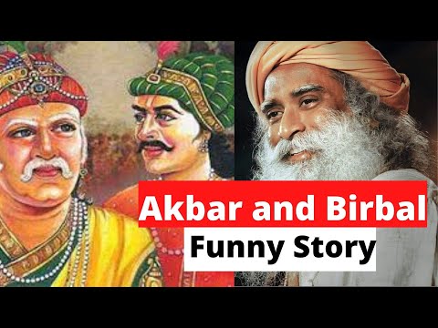 Akbar and Birbal funny joke Only You can do by sadhguru - YouTube