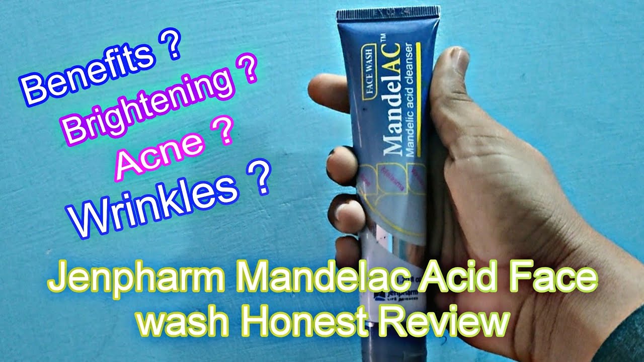 Jenpharm Mandelac Acid Face wash honest Review - YouTube