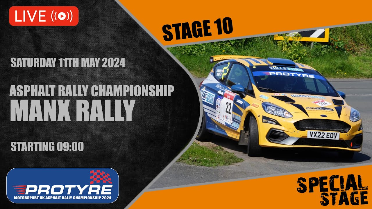 Manx National Rally 2024 - Stage 10 - Protyre Motorsport UK Asphalt ...
