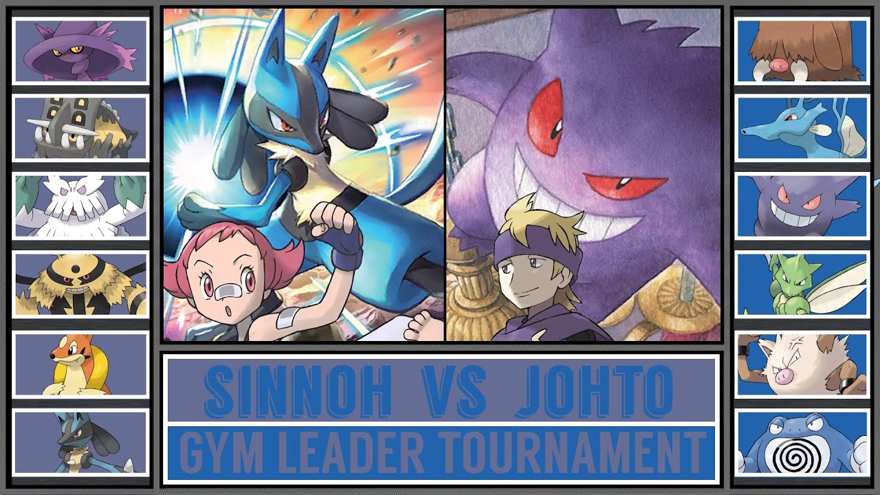 SINNOH vs JOHTO | Pokémon Gym Leader Tournament [Battle #5] - YouTube