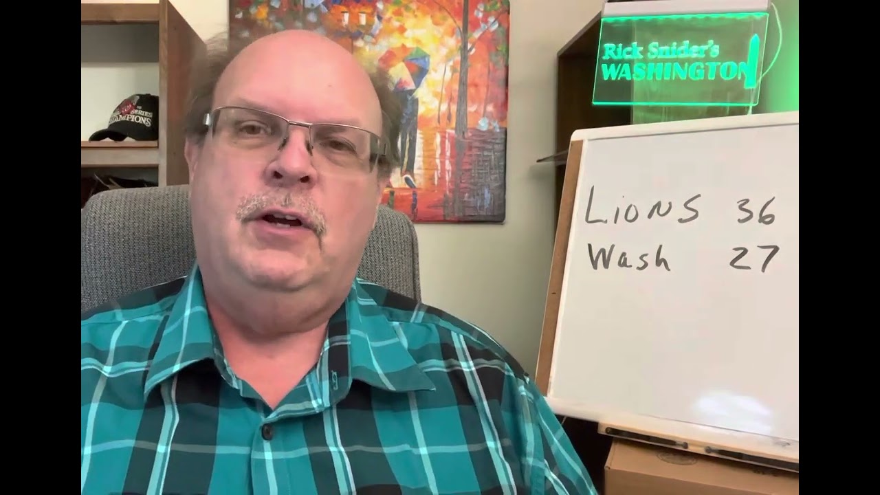 Washington Commanders lose to Detroit - YouTube