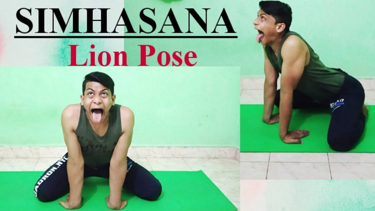 HOW TO DO SIMHASANA | LION POSE | STEPS | BENIFITS | PRECAUTIONS - YouTube