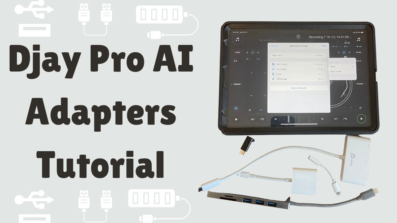 Djay Pro AI Adapters Tutorial - YouTube