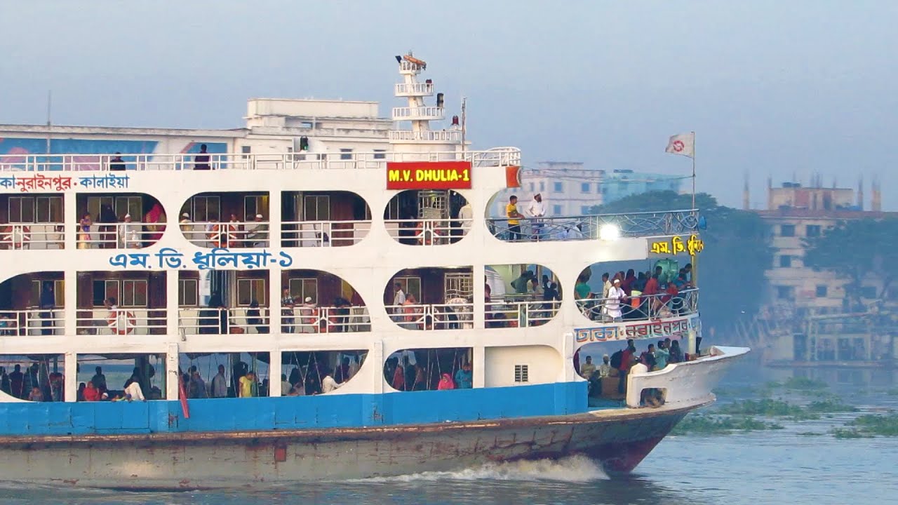 M.V. DHULIA-1 Passenger Ship | Dhaka To Kalaiya Sea Road's Passenger ...